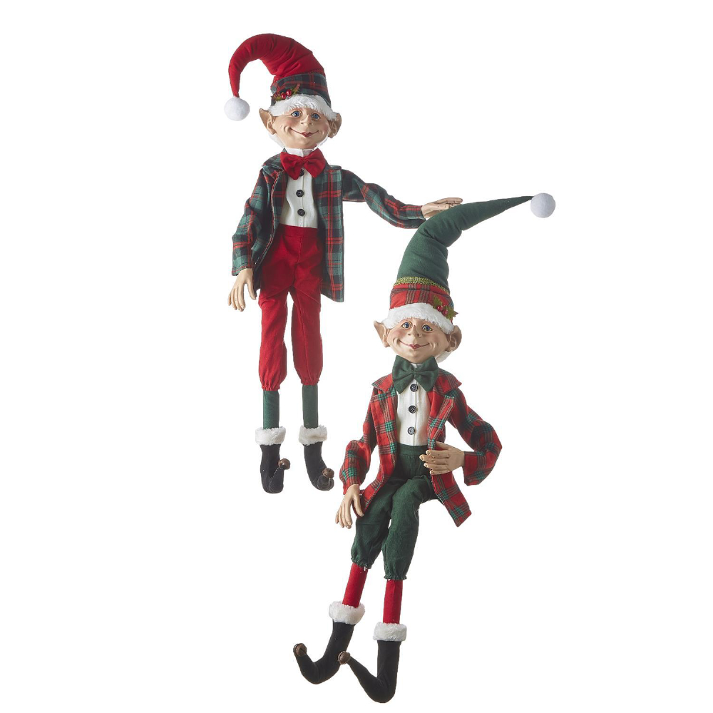 RAZ Heartfelt Holiday Posable Elf 76cm – Village Home & Living