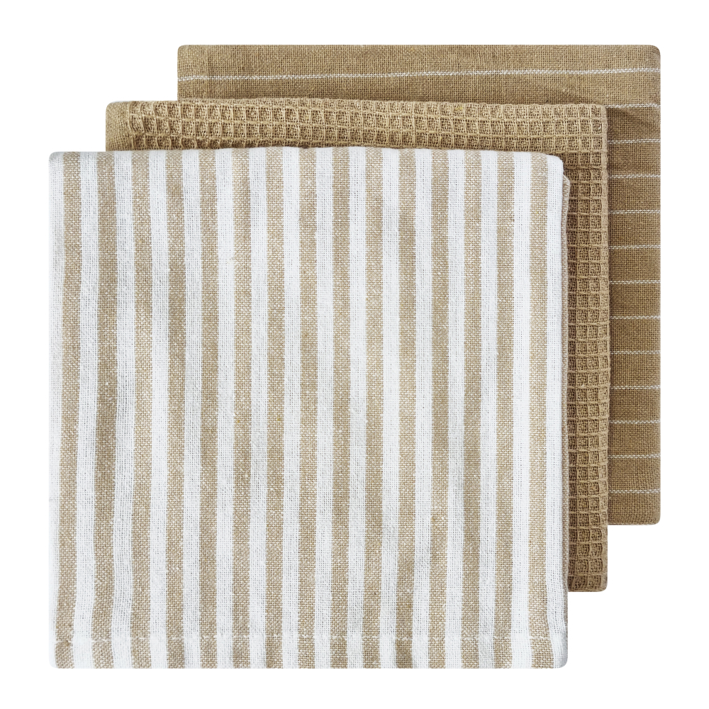 Katerina Tea Towel 3pk Natural – Village Home & Living