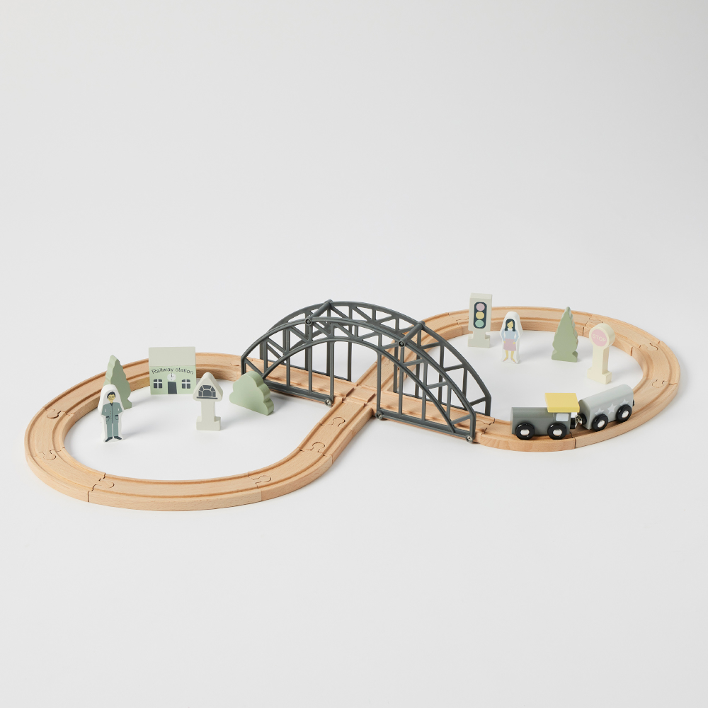 Wooden Train Set – Village Home & Living