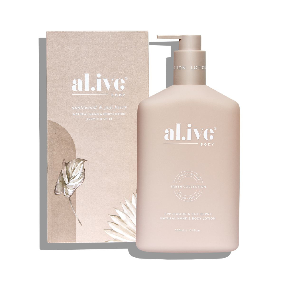 Applewood & Goji Berry Hand & Body Lotion By Al.ive – Village Home & Living